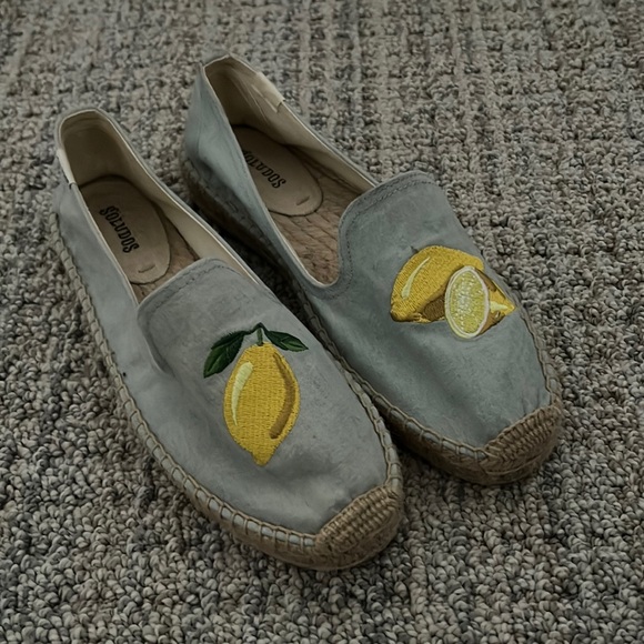 Soludos | Shoes | Soludos Woven Platform Slipon Espadrilles Embroidered ...